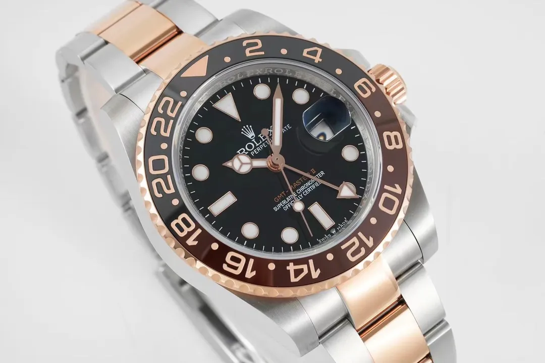 Replica AR Factory Rolex GMT-Master II Everose Rolesor Steel and Rose ...