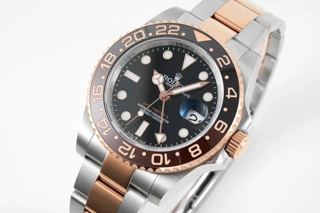 Replica AR Factory Rolex GMT-Master II Everose Rolesor Steel and Rose ...