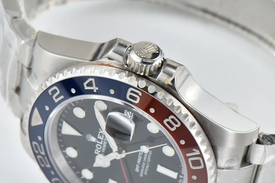 Replica AR Factory Rolex GMT-Master II Pepsi Blue Red Ceramic Bezel ...