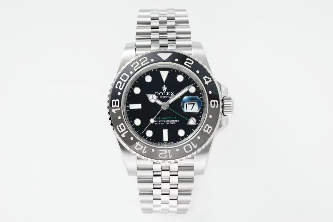 Replica AR Factory Rolex GMT-Master II Batman 126710BLNR Black Dial ...