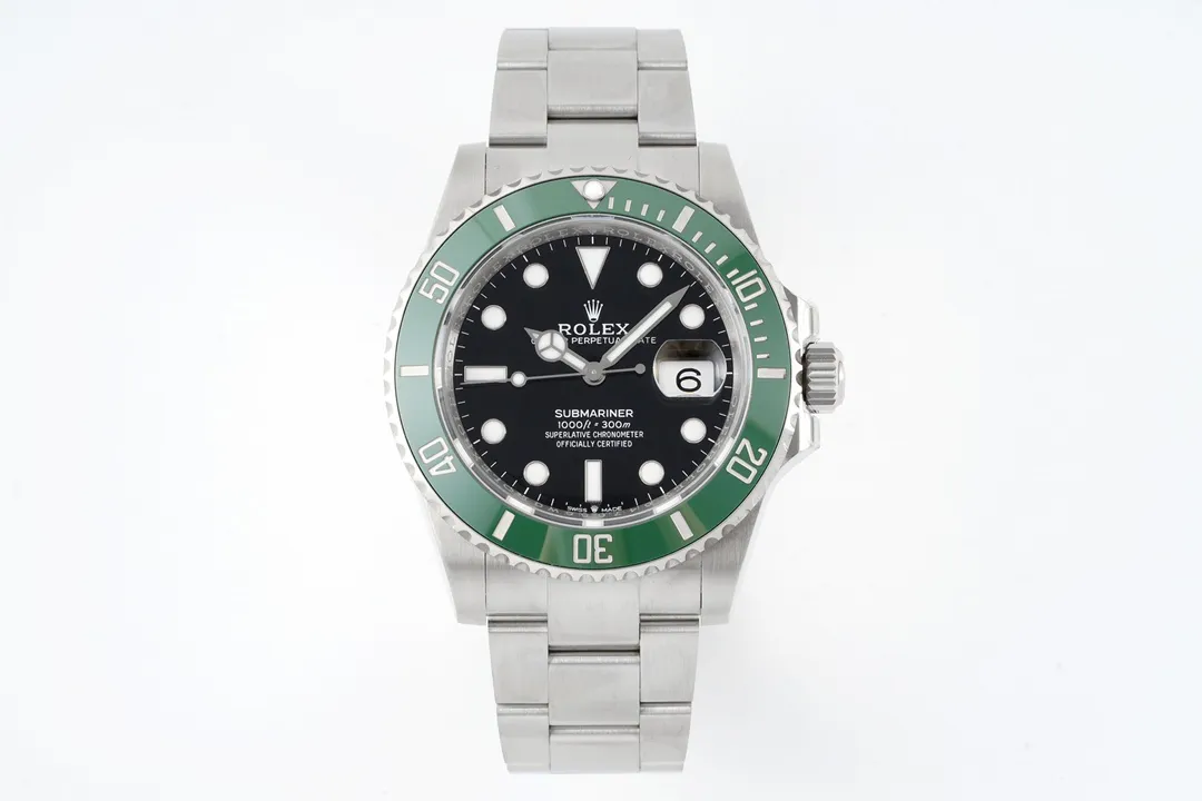 Replica AR Factory Rolex Submariner Hulk Green Ceramic Bezel Black Dial ...
