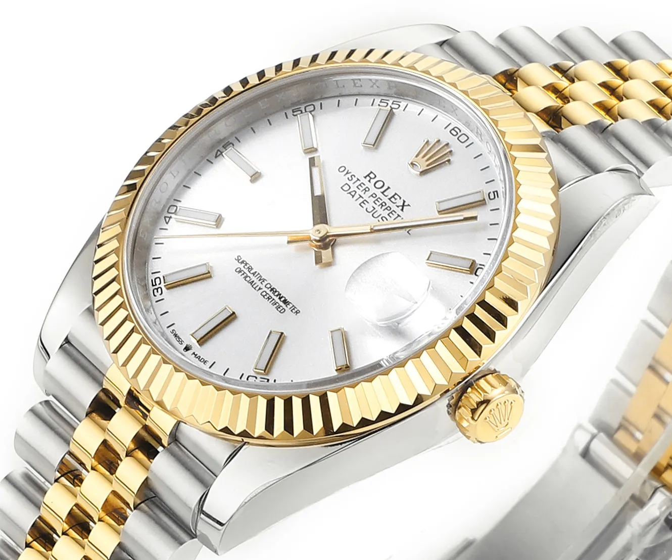 Replica AR Factory Rolex Datejust 36mm Two-Tone Yellow Gold and ...