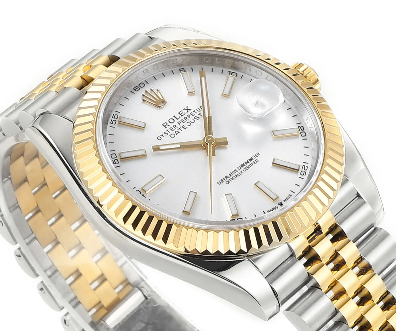 Replica AR Factory Rolex Datejust 36mm Two-Tone Yellow Gold and ...