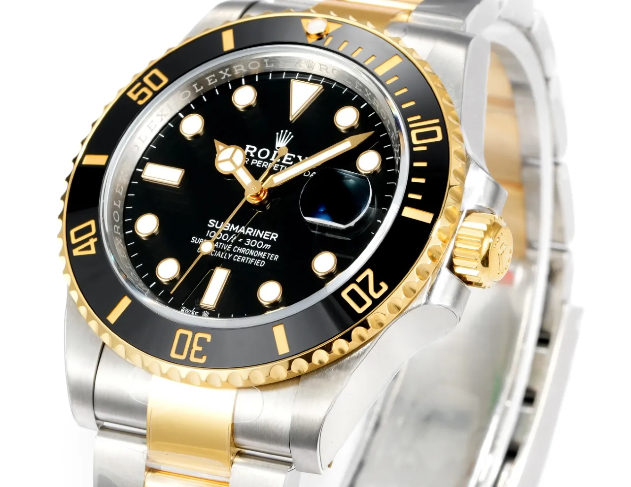 Replica AR Factory Rolex Submariner Date Two-Tone Steel and Yellow Gold ...